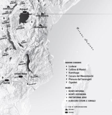 Mappa Dei Monti Mitumba